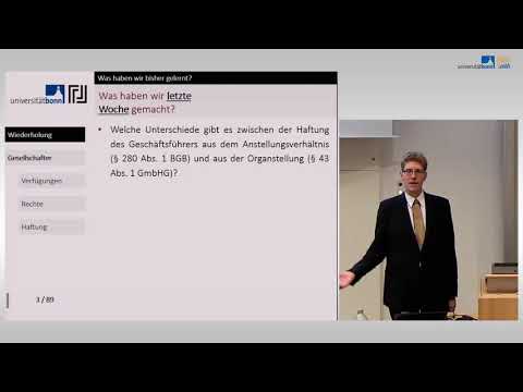 GmbH 07 - Gesellschafterwechsel, Gesellschafterhaftung