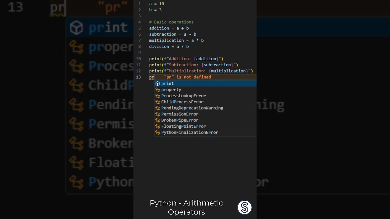 ASMR Programming - Python - 6 - Arithmetic Operators - #asmr #coding #codeharmony #python #tutorial