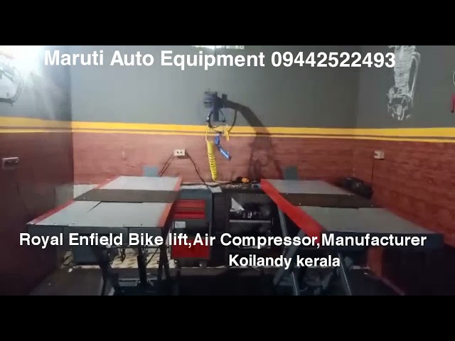 Two Wheeler Garage Equipments - Royal Enfied Ramp SS pedal operated ...