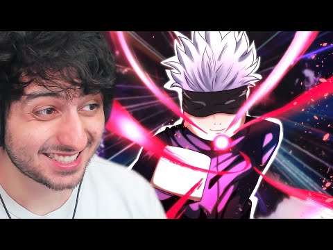 Evolving OVERPOWERED 0.1% Gojo Satoru in Roblox!
