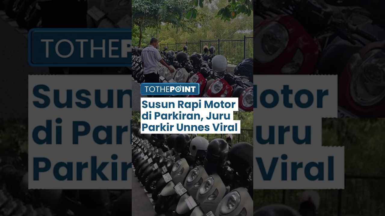 Inspiratif! Berkat Juru Parkir yang Susun Rapi Parkiran Motor di UNNES ...