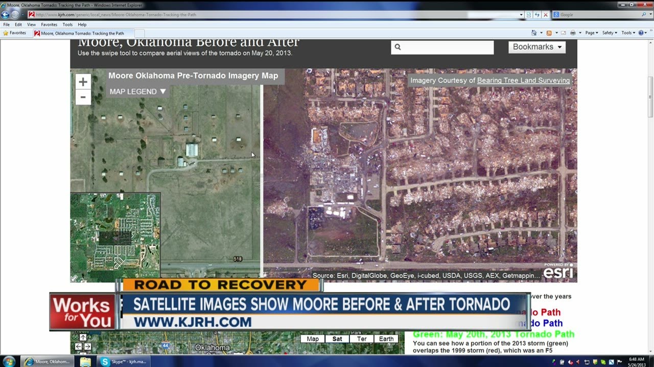 INTERACTIVE: Before and After the Moore tornado