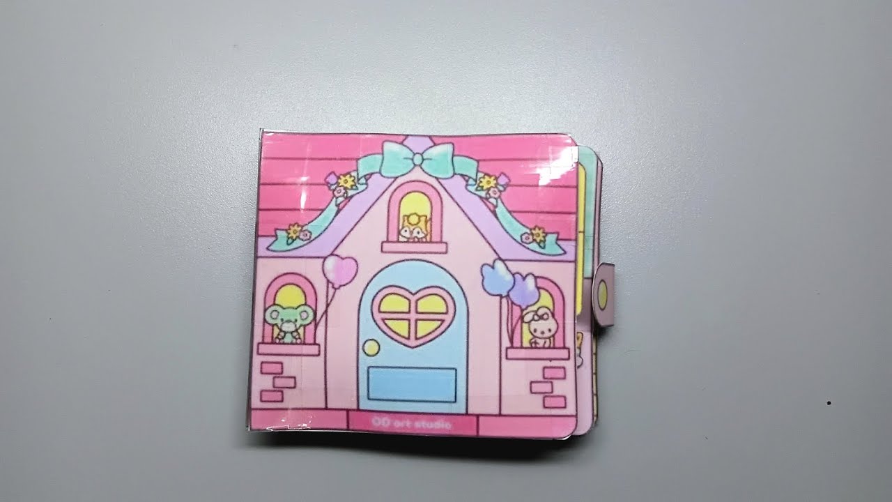 Paper Doll | Paper House | Quiet Book | OD Art Studio My Melody House | LINDA-CVG