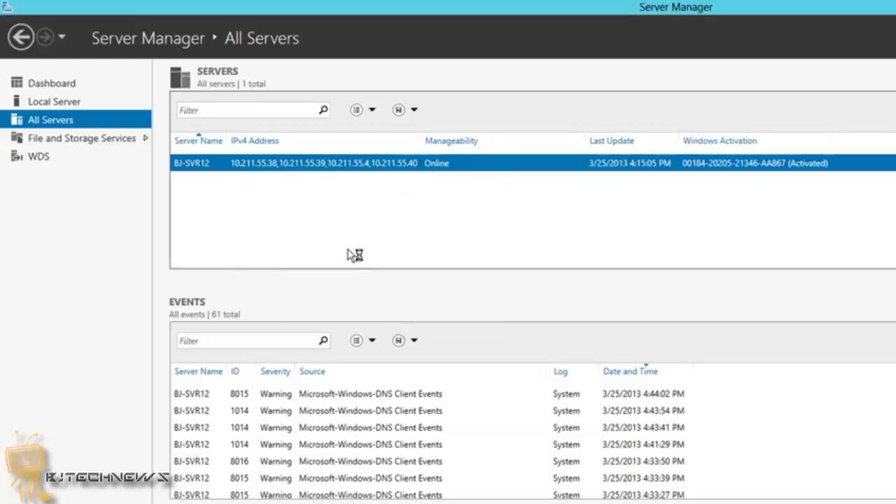 Video Request! - Window Server 2012 