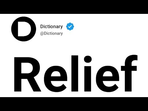 Relief Meaning In English