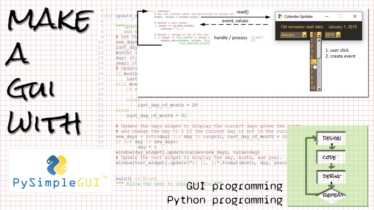 Create a simple GUI with PySimpleGUI!