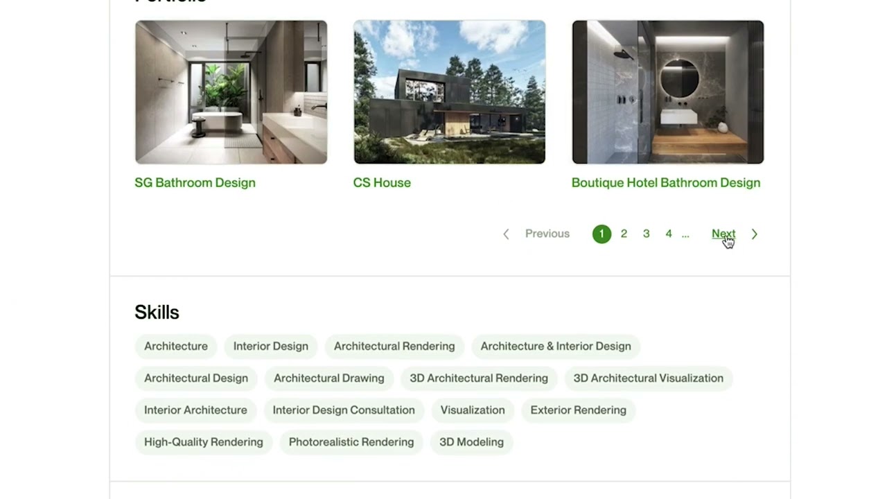 Upwork Profile Revamp: Architect and Interior Designer