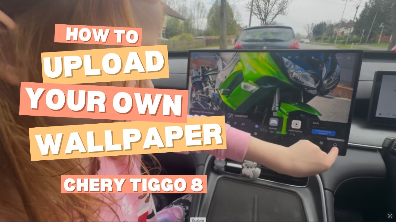 How to add a personalised wallpaper to the Chery Tiggo 8