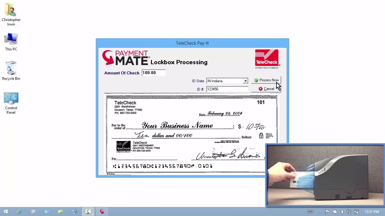 Processing Mailed and Lockbox Checks with PaymentMate