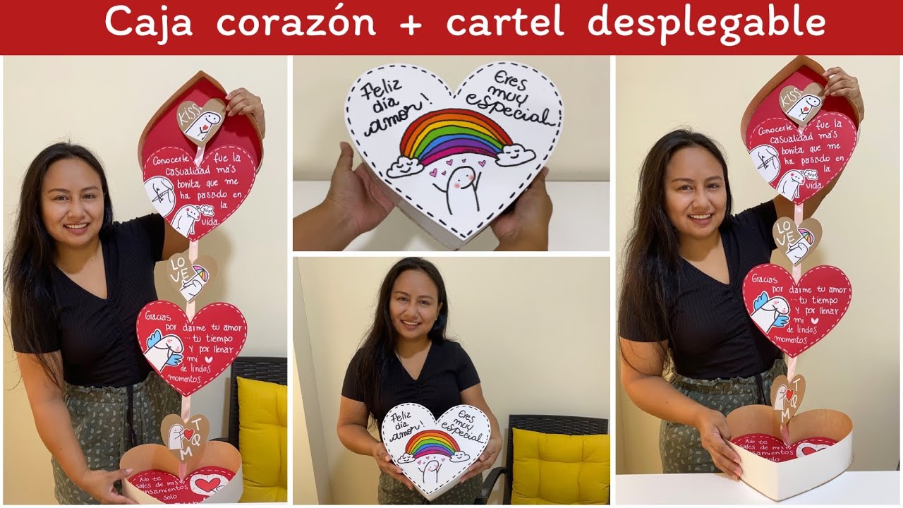 Sorpresa de amor | Caja CORAZÓN explosiva de FLORK
