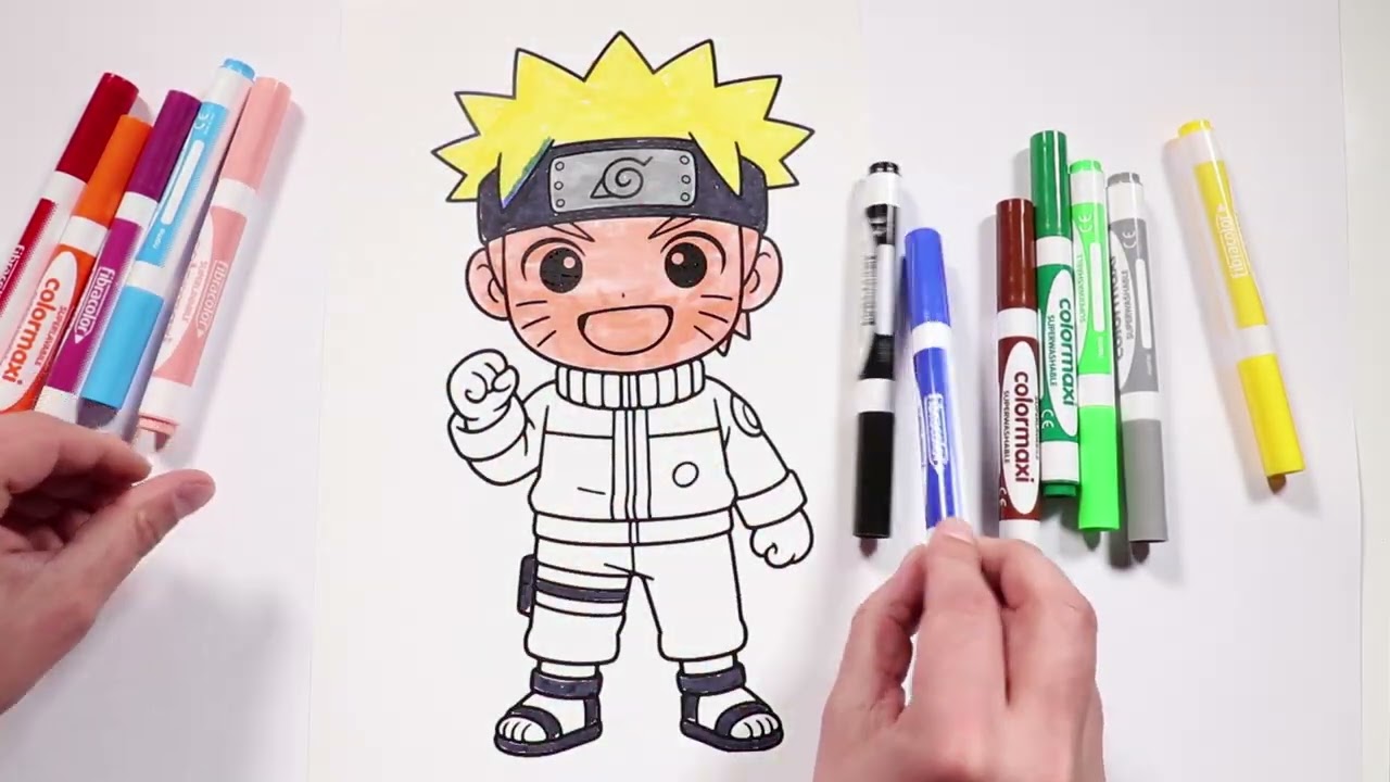 Satisfying Naruto Coloring Challenge You Must See! 🔥🎨