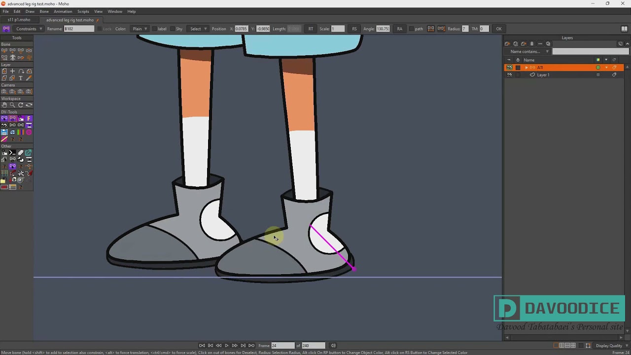 Moho Advanced Foot Rig