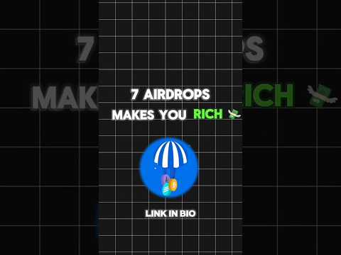 7 Airdrops Makes You Rich 🤯🪂 | Telegram airdrop listing date #crypto #listingdate #shots #airdrop