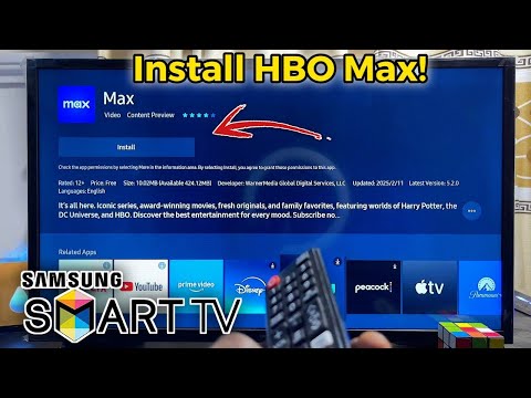 Samsung Smart TV: How to Download and Install HBO Max