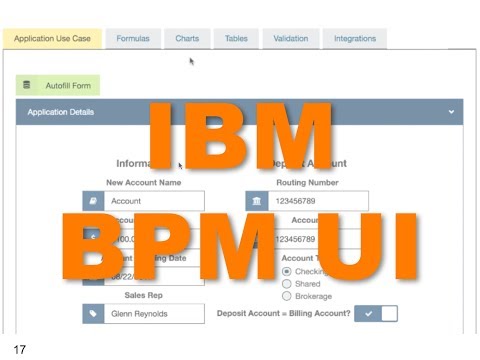 Overview of the new IBM BPM UI Toolkit (aka SPARK) [video demo]