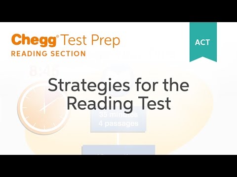 Strategies for the ACT Reading Test - Chegg Test Prep