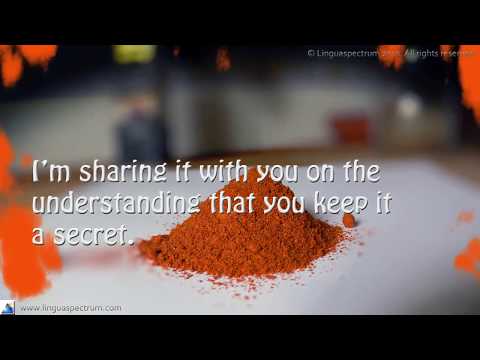 English for Cooking – Chille Con Carne – improve your pronunciation and vocabulary