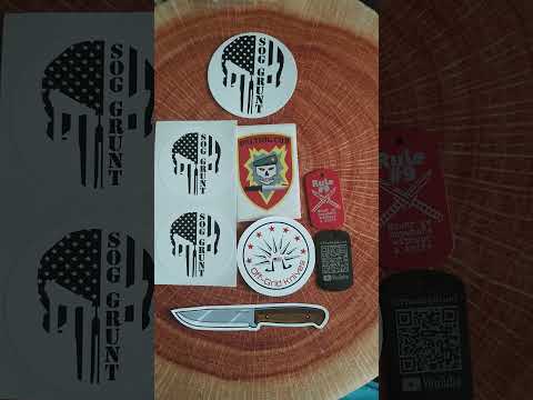Thanks for the awesome stickers and Dog Tags from @TheSogGrunt