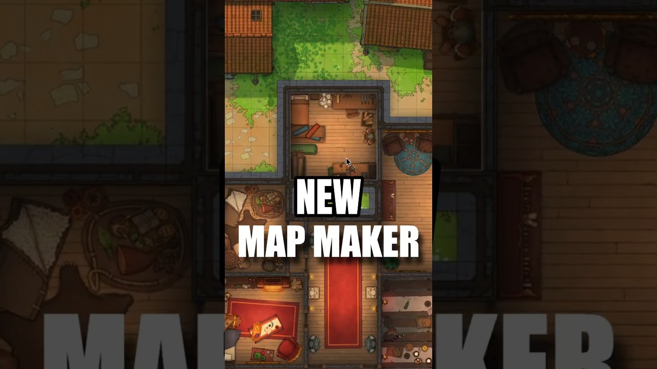 Here's a preview of a new D&D map maker! #dnd #ttrpg #ad