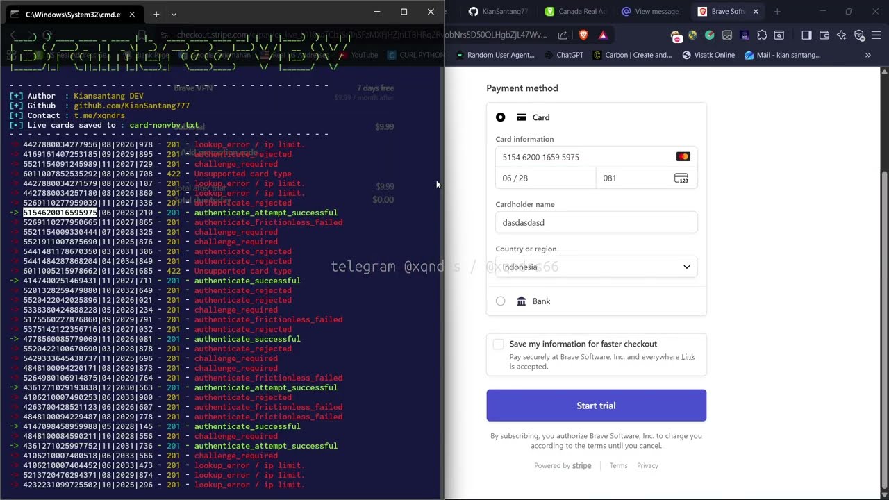 CC Checker Braintree Merchant (AUTH B3) | Live Proof🟢