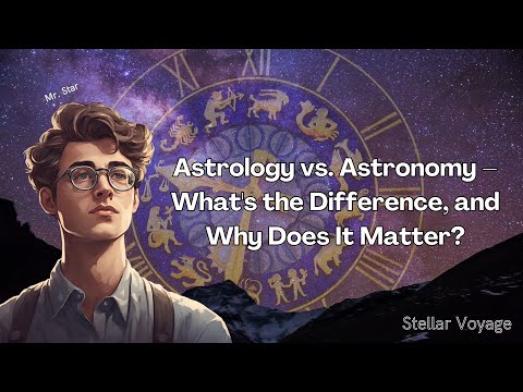 Astrology vs. Astronomy β What's the Difference, and Why Does It Matter? ππ«
