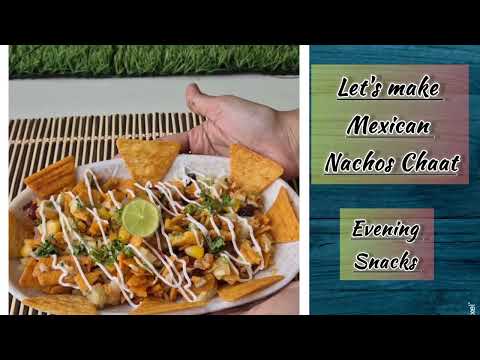 Evening snacks recipe | Nachos bhel | Mexican chaat | appetizer recipe | Mexican Snacks Recipe