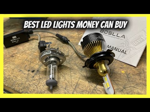 BEST LED HEADLIGHT BULBS!! THEY CAN CHANGE COLOR! #boslla #led #headlights