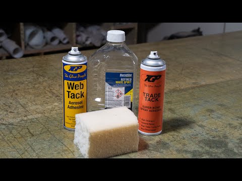 how to remove spray adhesive