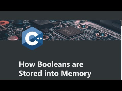 How C++ Booleans (bool) are Stored into Memory
