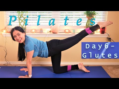 Day 6 Pilates Glutes | 28 Day Workout Challenge For #SocialDistancing