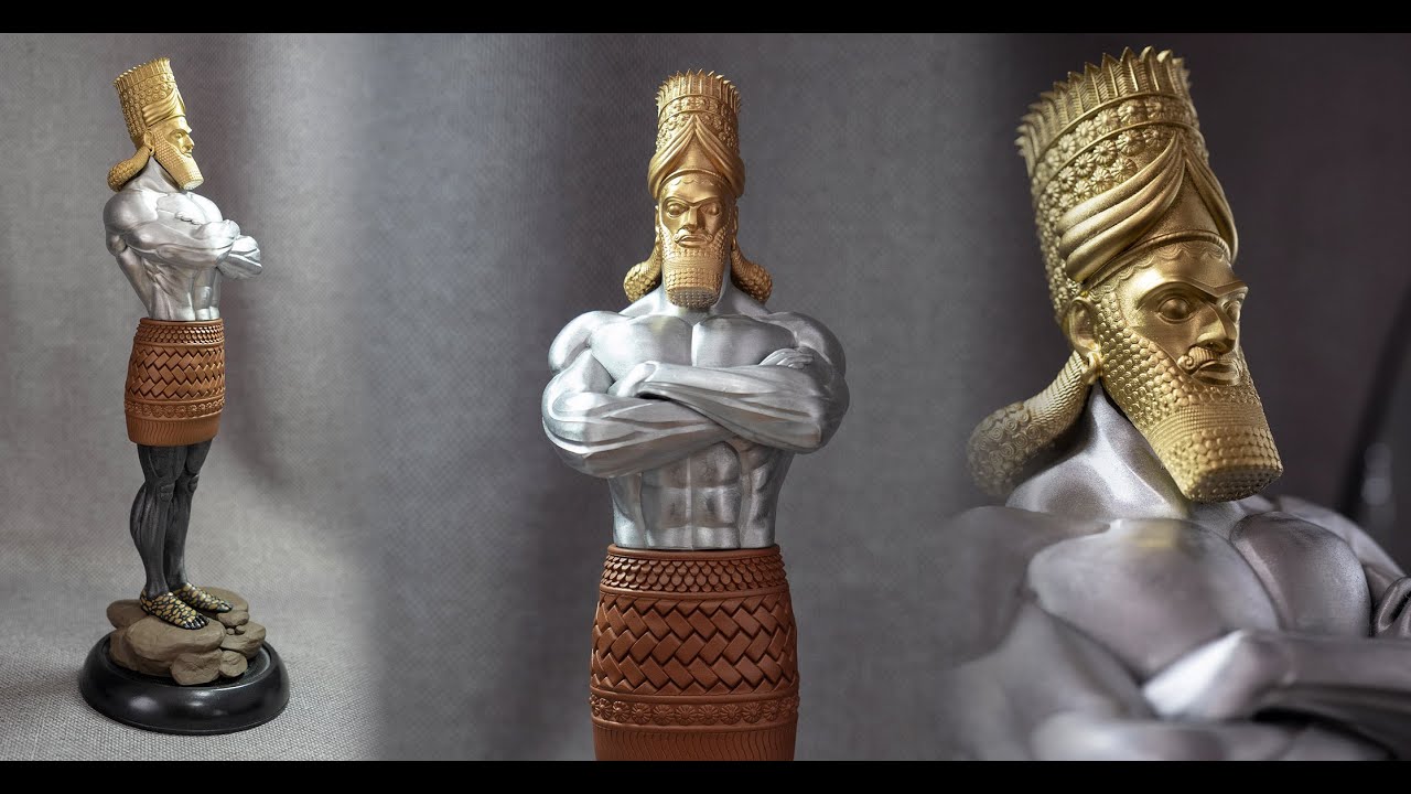 The Daniel Statue - Hand crafted hand painted sculpture.