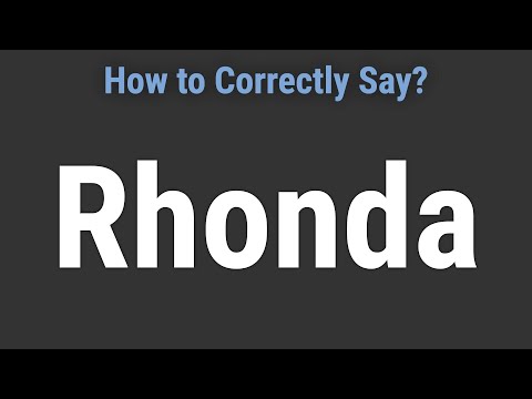 How to Pronounce Name Rhonda (Correctly!)