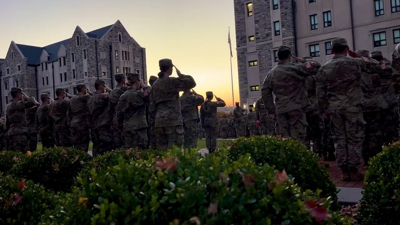 Virginia Tech Corps of Cadets Morning Formation, Oct 24, 2024