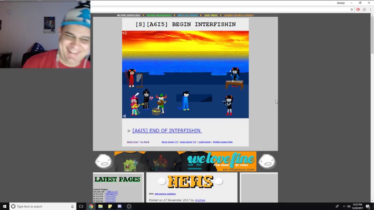 Minda Watches Homestuck: [S][A6I5] BEGIN INTERFISHIN