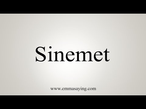 How To Say Sinemet