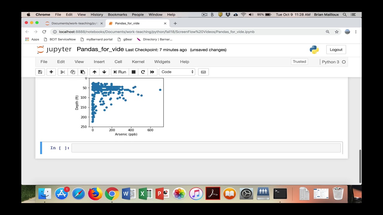 Using Pandas to make plots