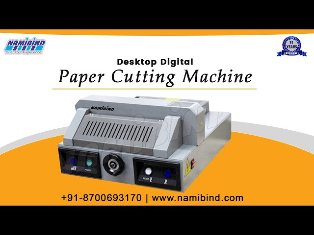 Digital Paper Cutting Machines - Desktop Electric Paper Cutting Machine ...