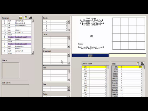 2048 Game Implementation on Hack Platform