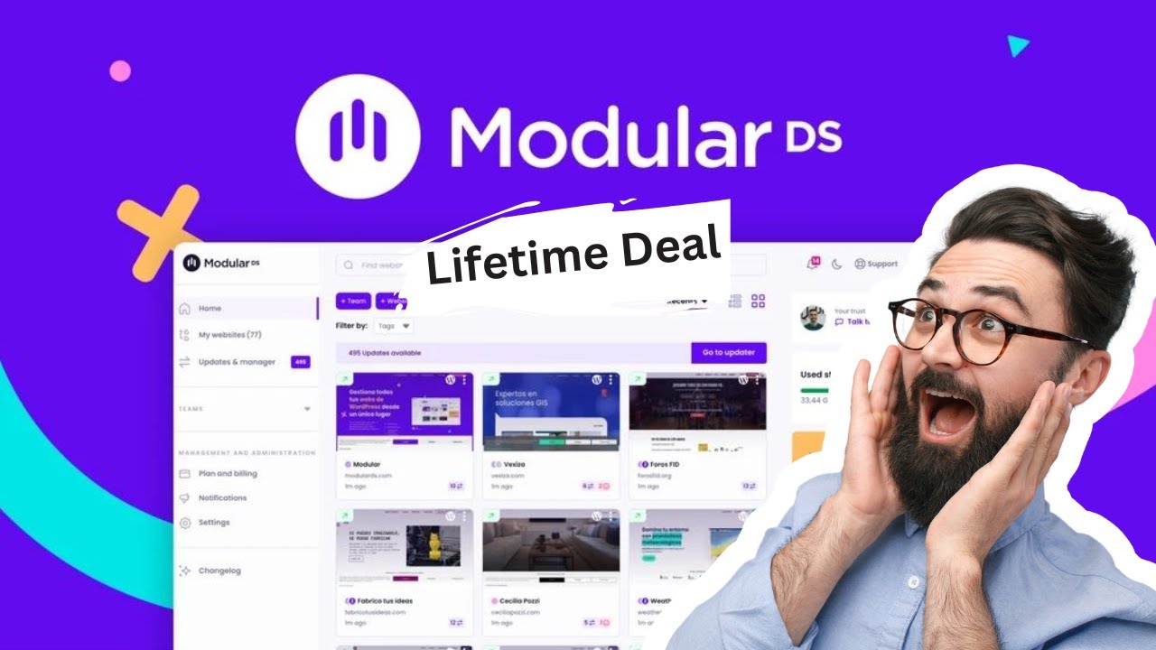 Modular DS Lifetime Deal: Manage all your WordPress websites from one place