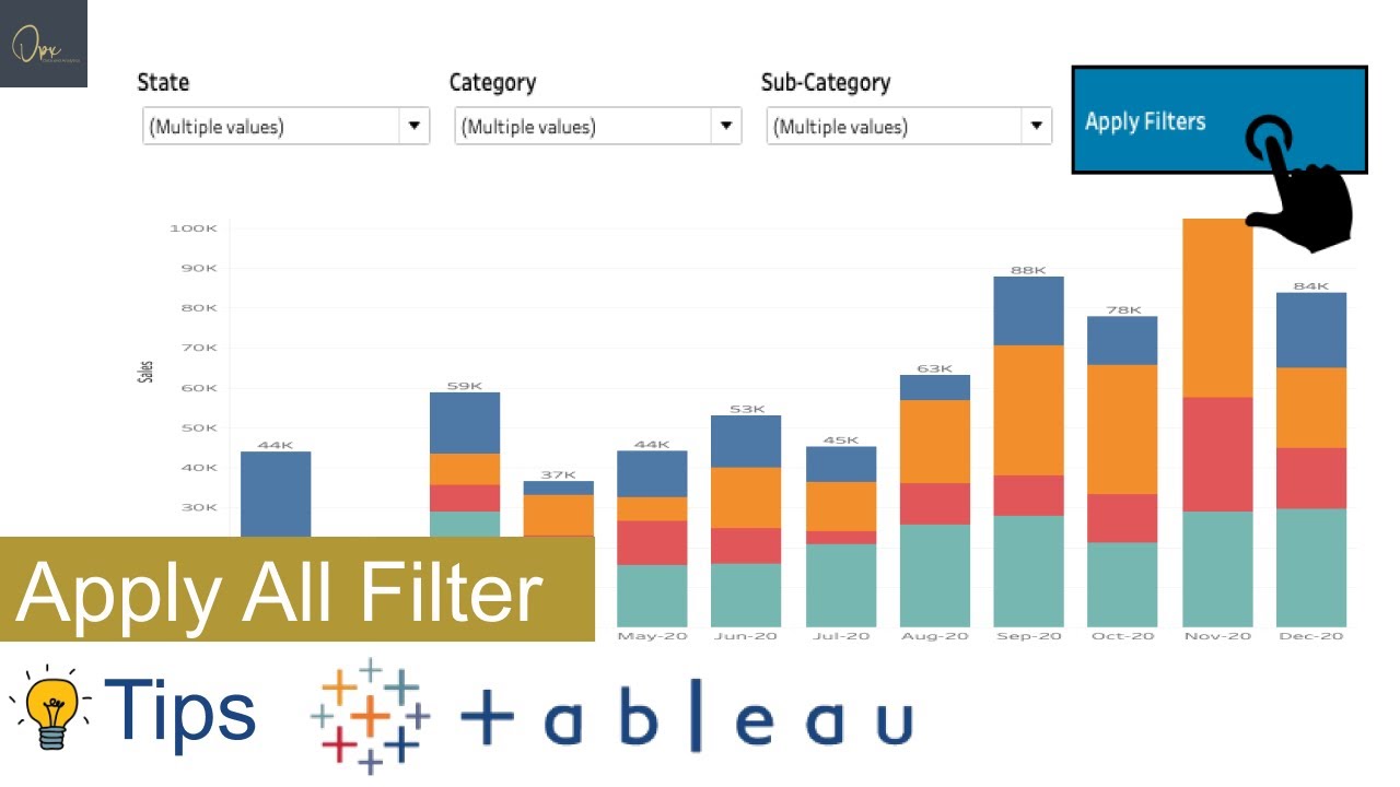 Apply All Button for filter and parameter - Tableau Tips