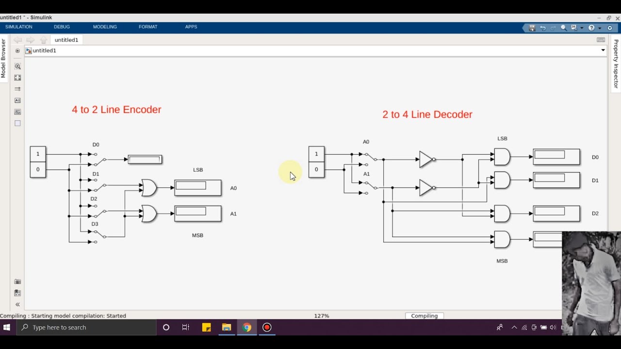 7. Implementing Encoders and Decoders using Simulink.