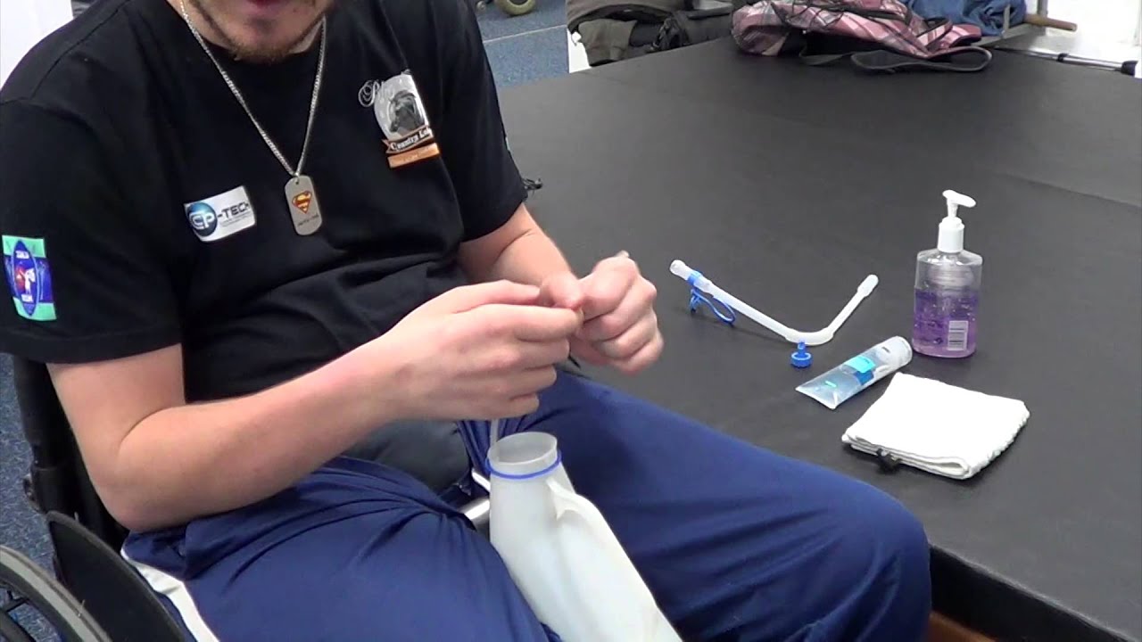 Quadriplegic self catheterization: Independence