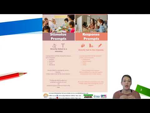 Prompting, Response Prompts vs. Stimulus Prompts (Series 22, Video 4)