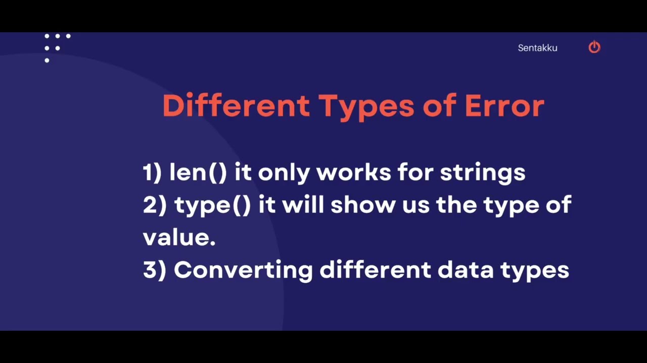 Lesson 2 Part 2: Python Type Conversion and Type Error