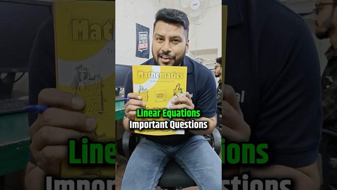 Class 8 Chapter 2 Linear Equations in One Variable Guaranteed Qs in Exam 2026 #shorts #maths #class8