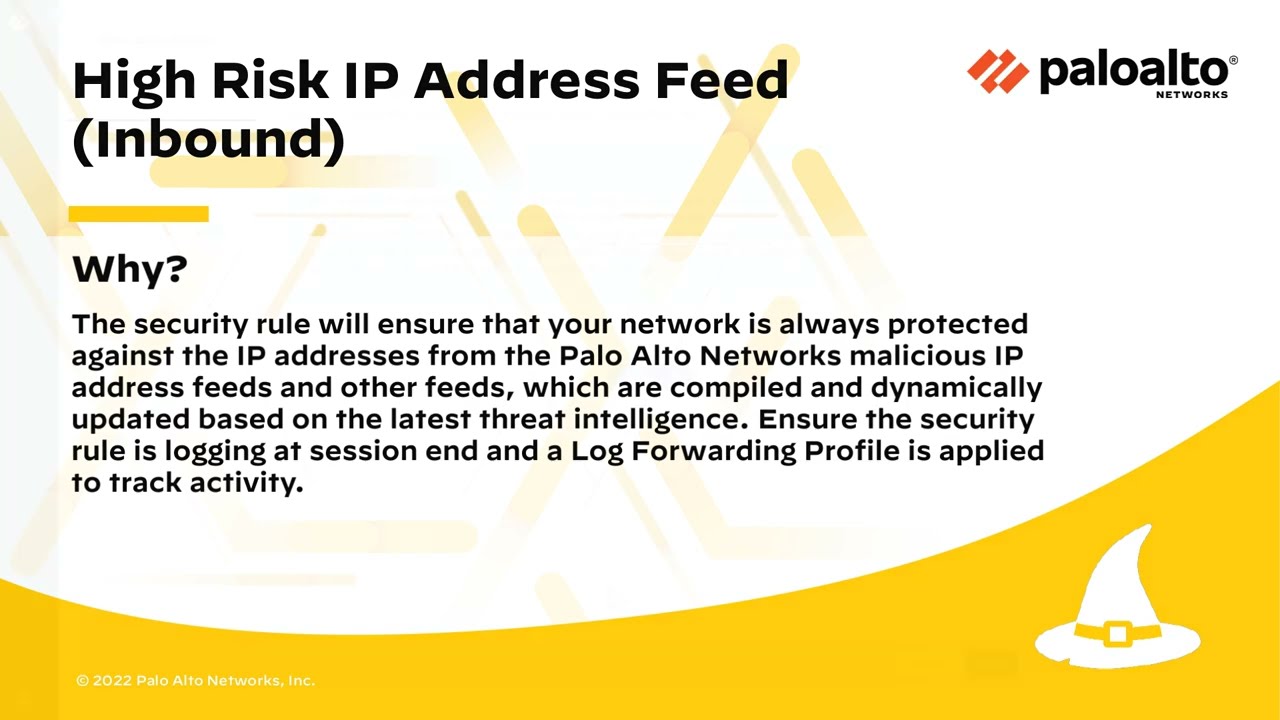 High Risk IP Address Feed Inbound