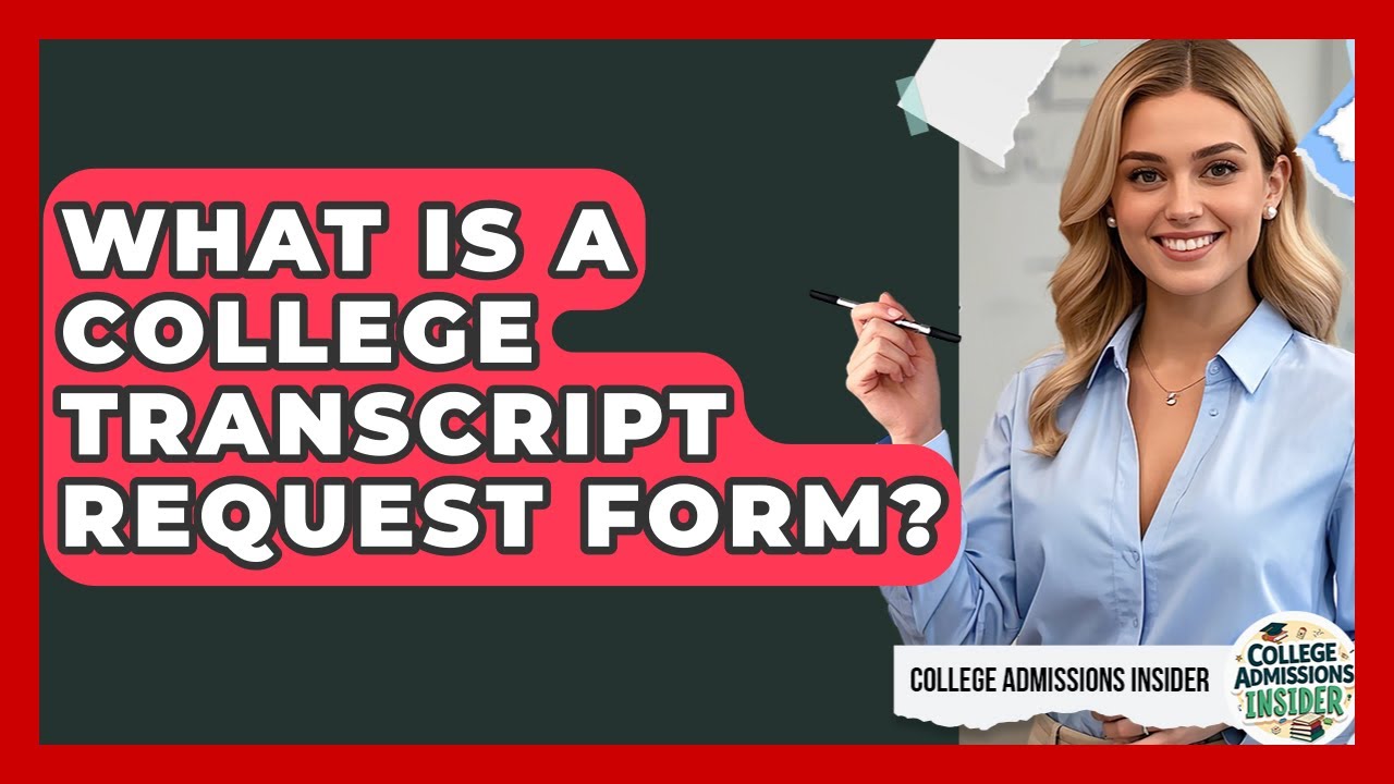 What Is A College Transcript Request Form? - College Admissions Insider