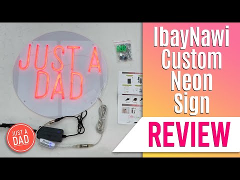 IbayNawi Custom Neon Sign REVIEW