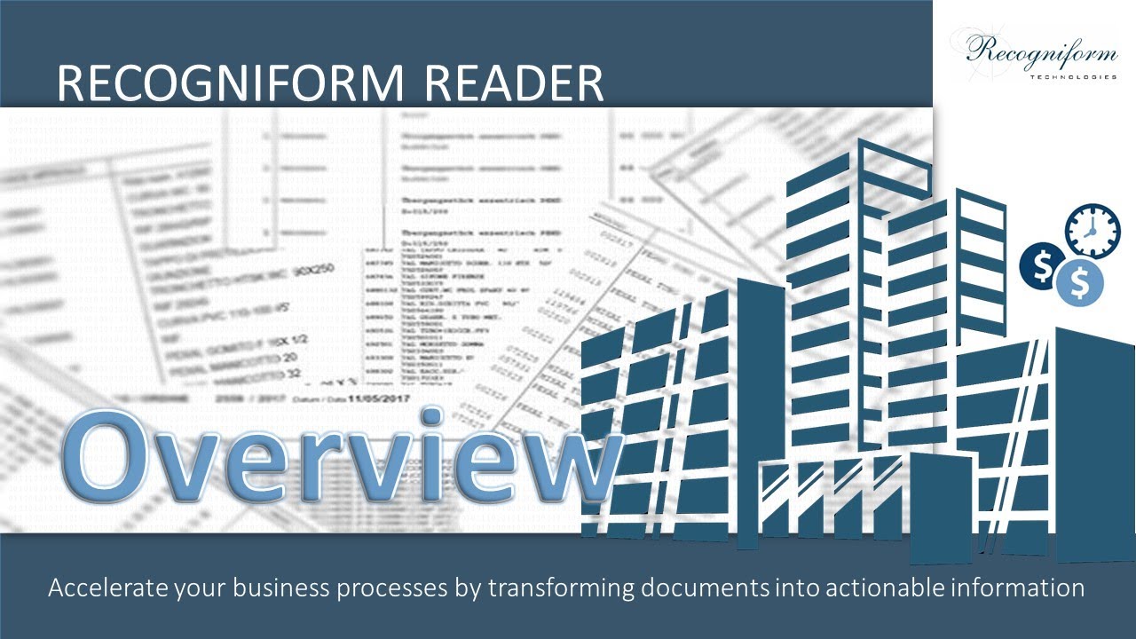 Recogniform Reader - Overview