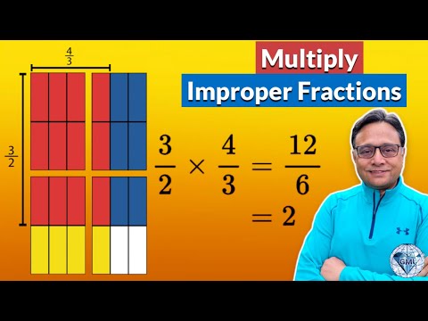 Application Test of Area Model to Multiply Improper Fractions